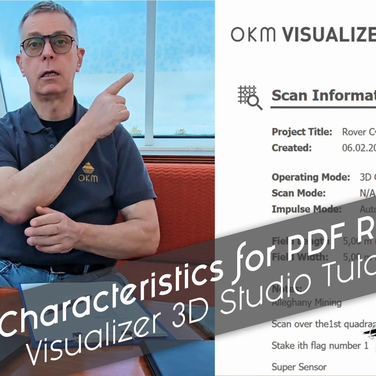 Characteristics for PDF Report | V3DS Tutorial | OKM Detectors