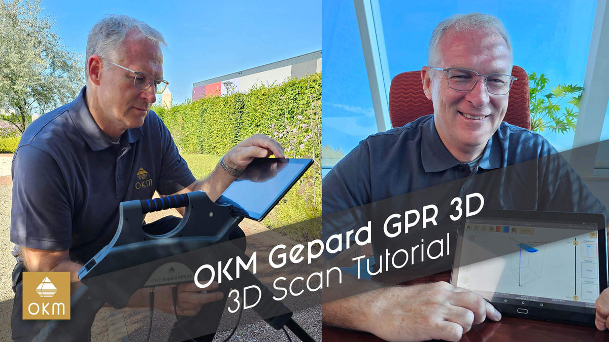 OKM Gepard GPR 3D | 3D Ground Scan Tutorial | OKM Detectors