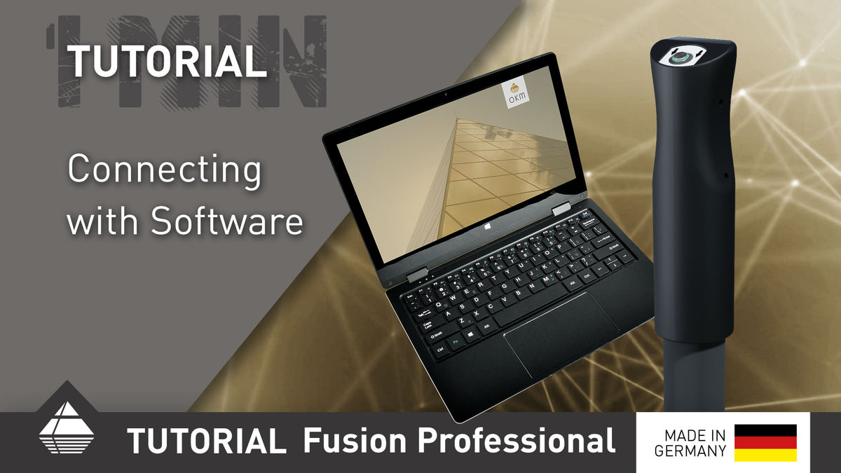 Fusion Professional Quick Tutorial Connection | OKM Detectors