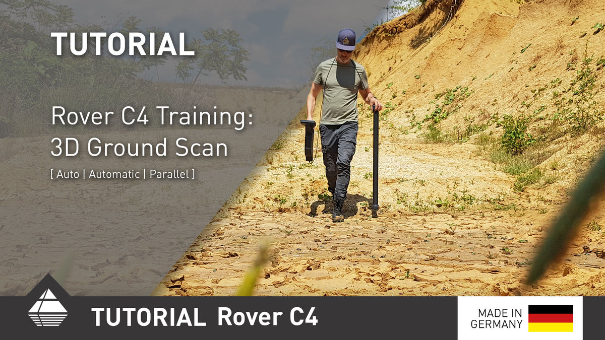 Rover C4 Quick Tutorial 3D Ground Scan | OKM Detectors