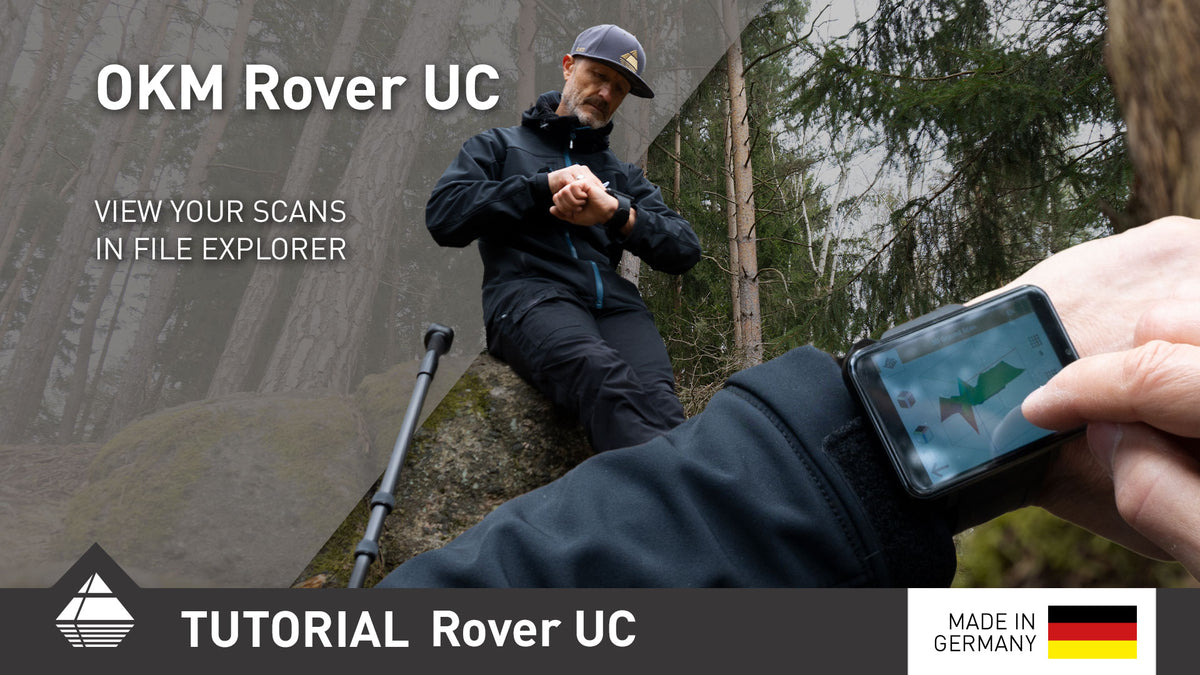 Rover UC Quick Tutorial File Explorer | OKM Detectors