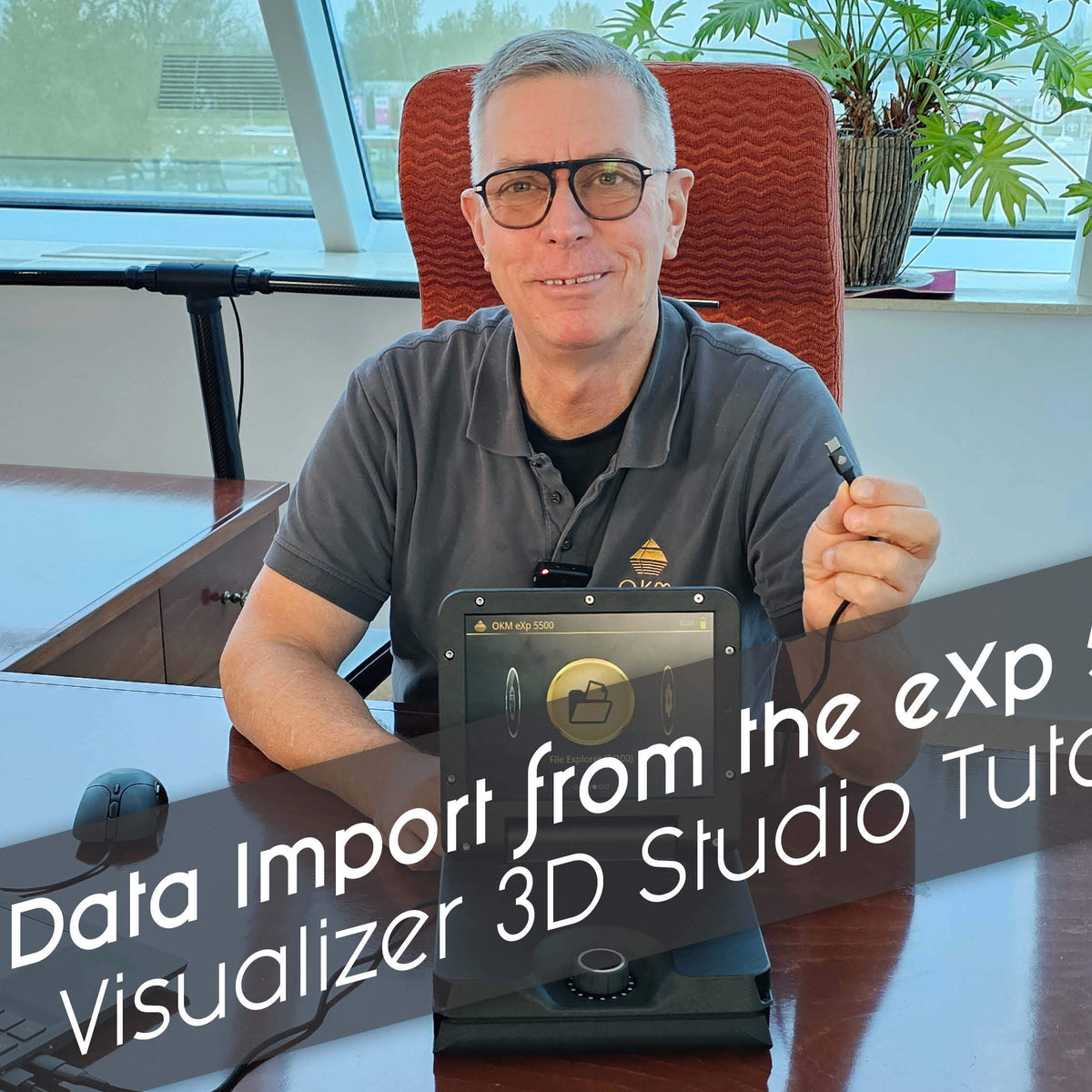 Importing Scan Data from the eXp 5500 | V3DS Tutorial | OKM Detectors