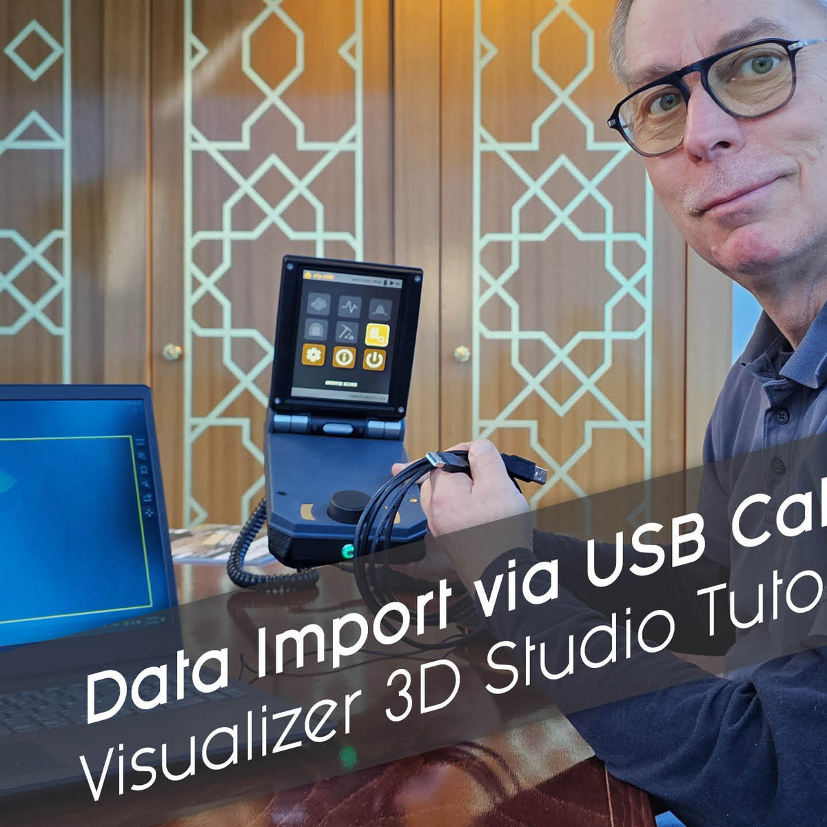 Import Scan Data via USB Cable | V3DS Tutorial | OKM Detectors