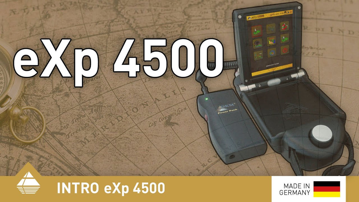 eXp 4500 - 3D ground scanner for treasure hunters and gold seekers | OKM Videos & Tutorials ...
