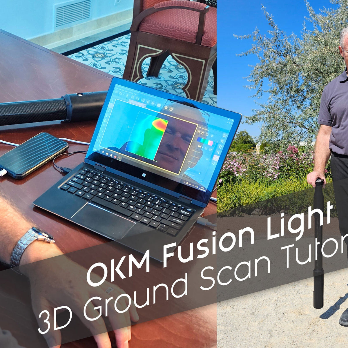 Fusion Light | 3D Ground Scan Tutorial | OKM Detectors