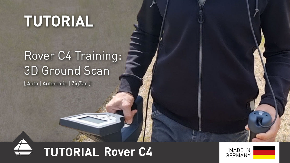Rover C4 Quick Tutorial 3D Ground Scan Zigzag | OKM Detectors