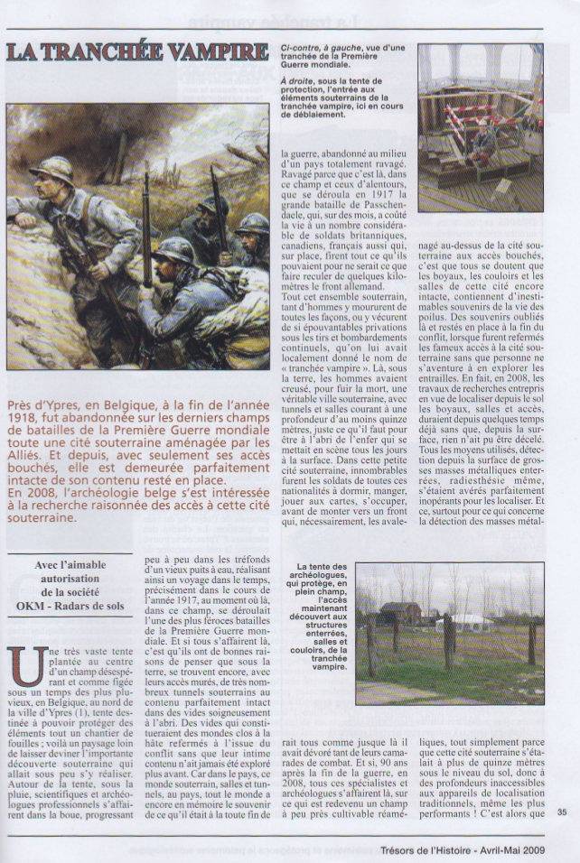 The Vampire Dugout | OKM in Press & Media | OKM Detectors