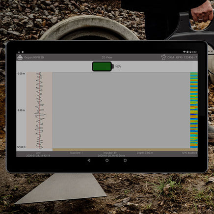 OKM Gepard GPR App for Android Tablet | OKM Detectors