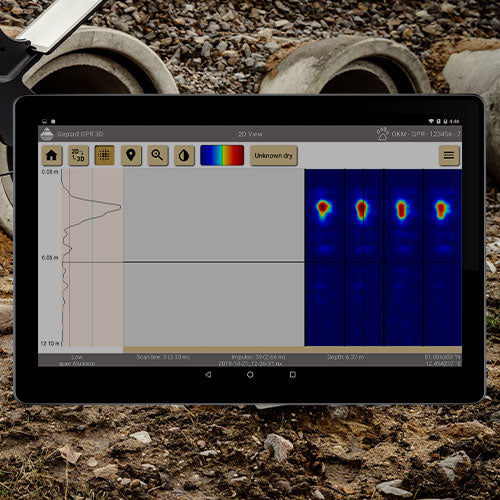OKM Gepard GPR App for Android Tablet – OKM Detectors